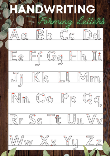 Handwriting posters/ support cards | Teaching Resources