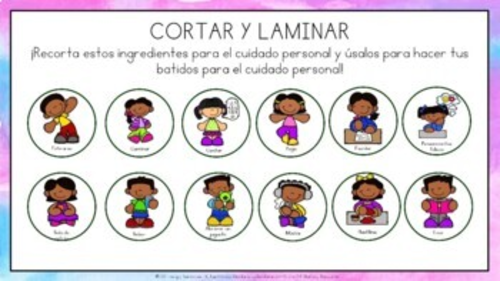 SPANISH VERSION - Create Your Own Self Care Smoothie - Mental Health ...