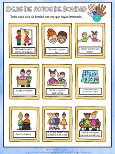 SPANISH VERSION -Kindness Jar - Lesson & Craft - Gratitude Empathy ...