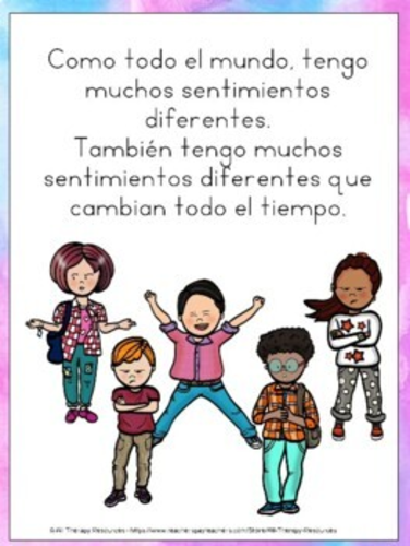 SPANISH VERSION - My Coping with Feelings Book - Social Narrative ...