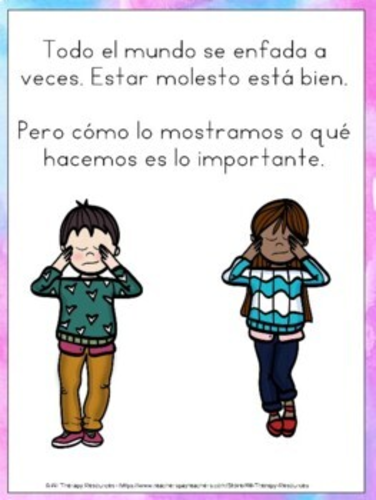 SPANISH VERSION - My Coping with Feelings Book - Social Narrative ...