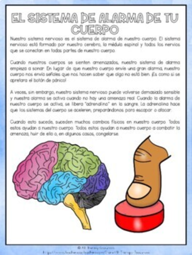 SPANISH VERSION My Panic Button | Anxiety Curriculum Workbook ...