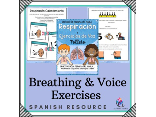 SPANISH VERSION Speech Therapy Language Resource - Breathing & Voice ...