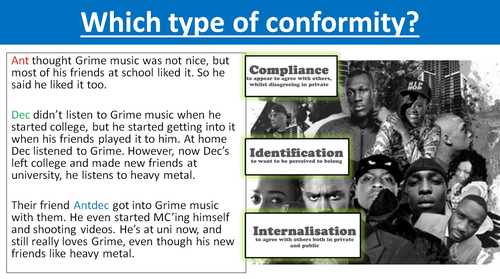 Types and explanations of conformity - AQA A Level Psychology (Social ...