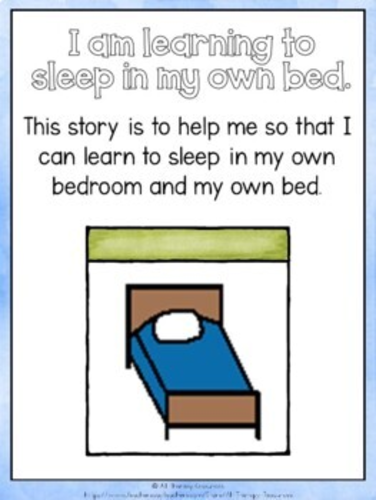 Bedtime Story | Going to Bed | Sleeping in Own Bed Social Narrative ...