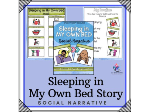 Bedtime Story | Going to Bed | Sleeping in Own Bed Social Narrative ...
