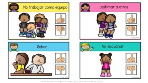 SPANISH VERSION | Learning My Manners | Choice Cards | Social Skills ...