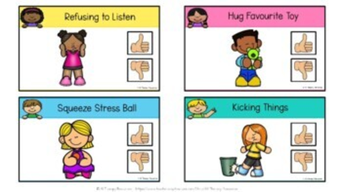 Coping Skills Choice Cards - Helpful and Unhelpful Coping Calming ...