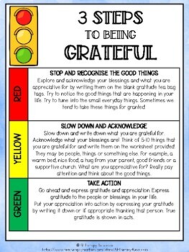 Mindfulness Gratitude Growth mindset Activity - Joy and Gratitude ...