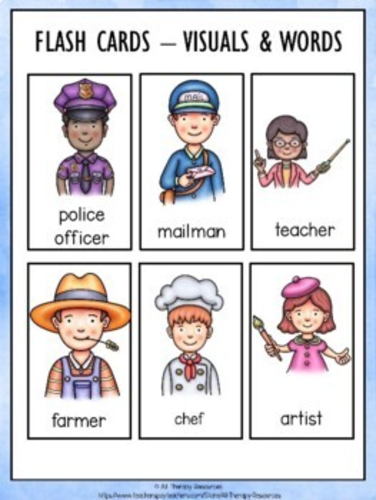Community Helpers Bingo Game - Occupation and Career Counseling Game ...