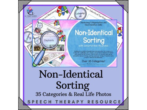 Non-Identical Sorting - Over 35 Categories - Real Life Photos - Special ...
