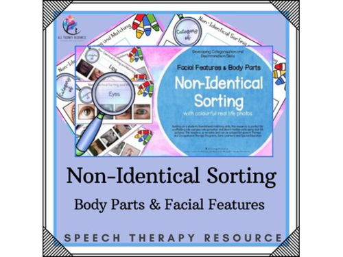 Non-Identical Sorting - Body Parts & Facial Features - Special ...