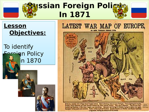 Russian Foreign Policy - Aims from 1856 - 1914 | Teaching Resources