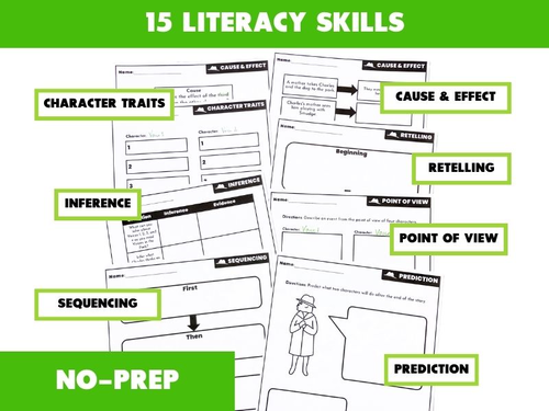 Voices in the Park Book Activities - Reading Comprehension and Literacy ...