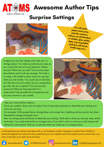 Surprise Settings | Teaching Resources