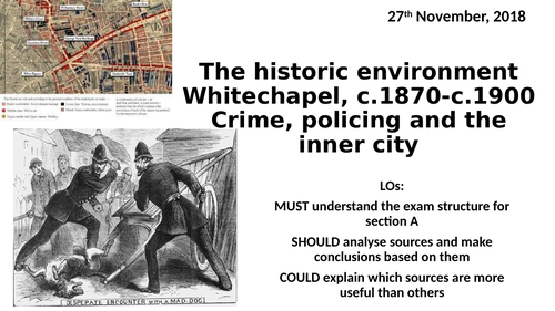 Whitechapel Historic Environment Lessons | Teaching Resources