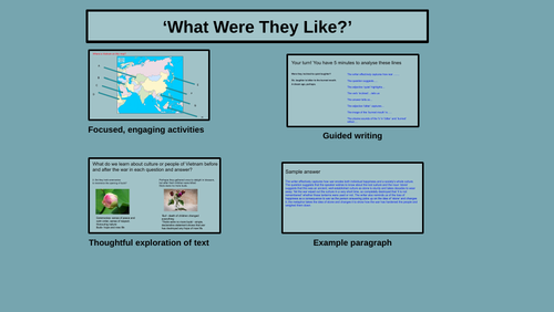 Poetry Lesson: What Were They Like? | Teaching Resources