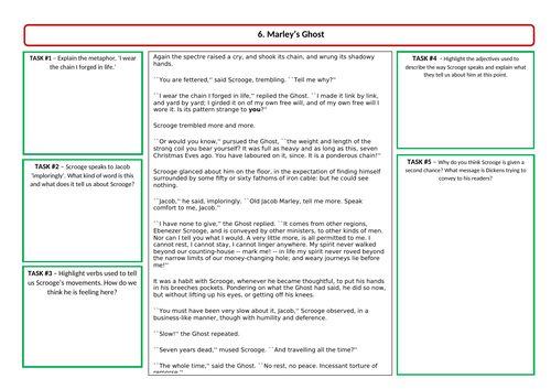 A Christmas Carol - Marley's Ghost | Teaching Resources