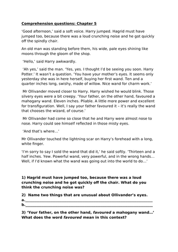 Harry Potter and the Philosopher's Stone Literacy Planning | Teaching ...