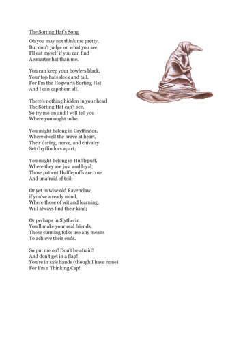 Harry Potter and the Philosopher's Stone Literacy Planning | Teaching ...