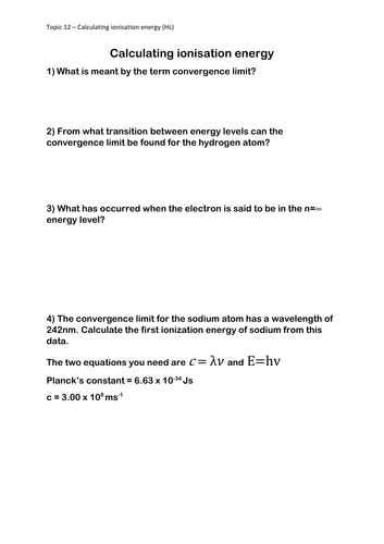 2 and 12. Atomic structure - Pearson IB Chemistry Lesson PowerPoints SL ...