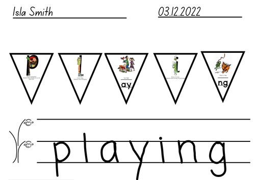 RWI Word Mat Game | Teaching Resources