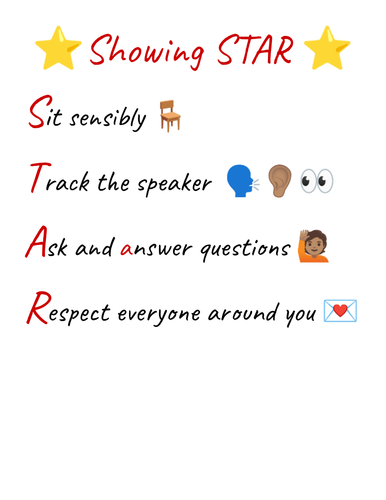 Showing STAR | Teaching Resources