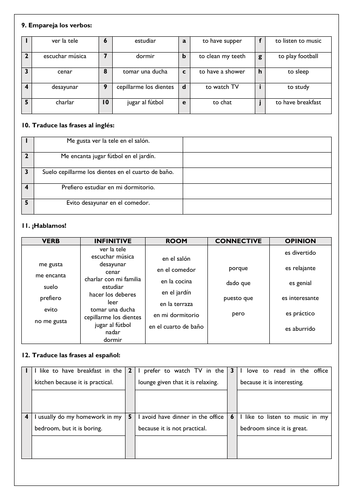 Spanish My house - mi casa KS3 | Teaching Resources