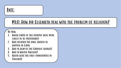 GCSE Edexcel Early Elizabethan England complete and fully resourced ...