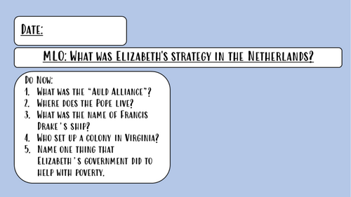 GCSE Edexcel Early Elizabethan England complete and fully resourced ...