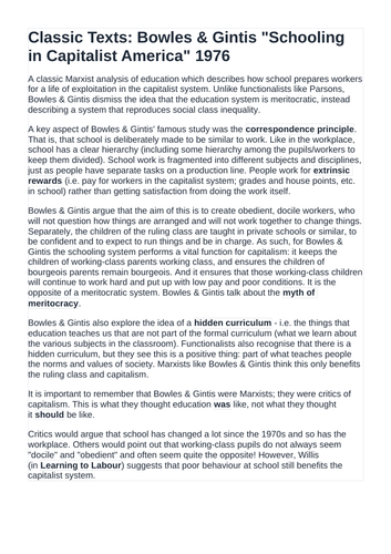 AQA Sociology A Level Education Topic 1: Role of Education | Teaching ...