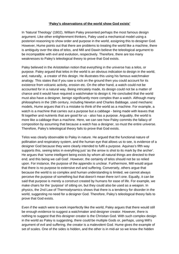 OCR A LEVEL RELIGIOUS STUDIES - PHILOSOPHY MODEL ANSWERS | Teaching ...