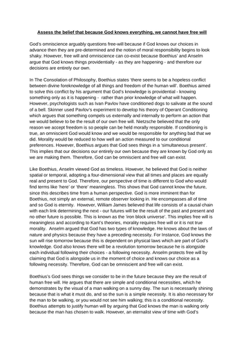 OCR A LEVEL RELIGIOUS STUDIES - PHILOSOPHY MODEL ANSWERS | Teaching ... OCR A LEVEL RELIGIOUS STUDIES - PHILOSOPHY MODEL ANSWERS | Teaching ...