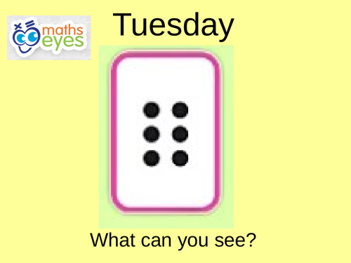 EYFS Math's subitising powerpoints | Teaching Resources