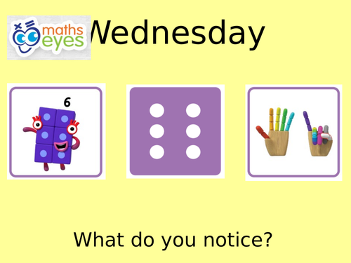 EYFS Math's subitising powerpoints | Teaching Resources