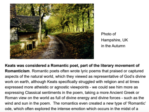 'To Autumn' by John Keats - Complete Lesson + Study Guide | Teaching ...