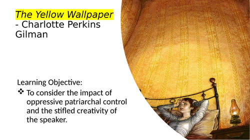 The Yellow Wallpaper by Charlotte Perkins Gilman | Teaching Resources