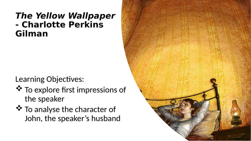 The Yellow Wallpaper by Charlotte Perkins Gilman | Teaching Resources