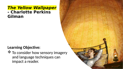 The Yellow Wallpaper by Charlotte Perkins Gilman | Teaching Resources