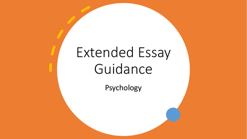 IB Psychology Extended Essay | Teaching Resources