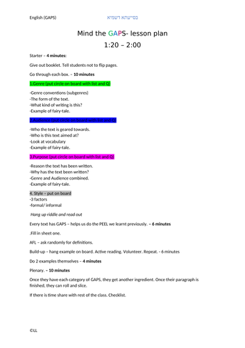 Genre, Audience, Purpose and style | Teaching Resources