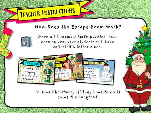 Christmas Escape Room | Teaching Resources
