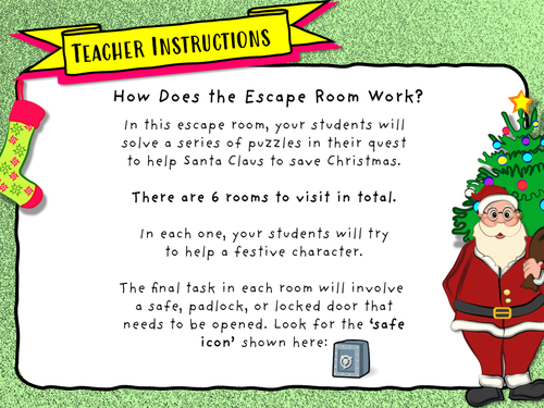 Christmas Escape Room | Teaching Resources