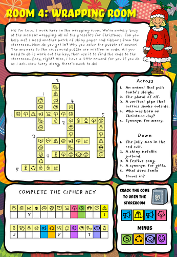 Christmas Escape Room | Teaching Resources