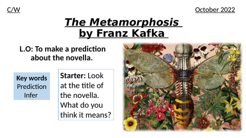 Metamorphosis - Franz Kafka - Five week Unit of work | Teaching Resources