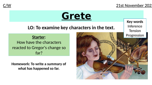 Metamorphosis - Franz Kafka - Five week Unit of work | Teaching Resources