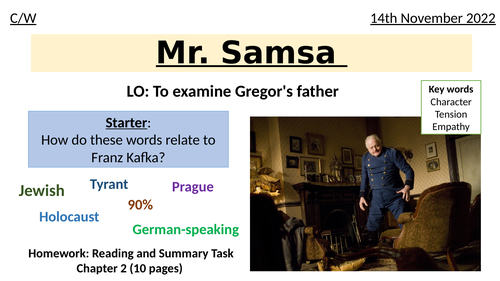 Metamorphosis - Franz Kafka - Five week Unit of work | Teaching Resources