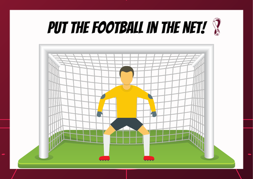 Put the Football in the Net! World Cup Game. Pin the Football. A3 ...