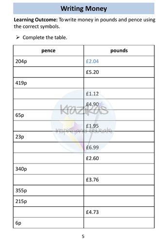 Money Workbook - Functional Skills Maths - Entry Level 3 | Teaching ...