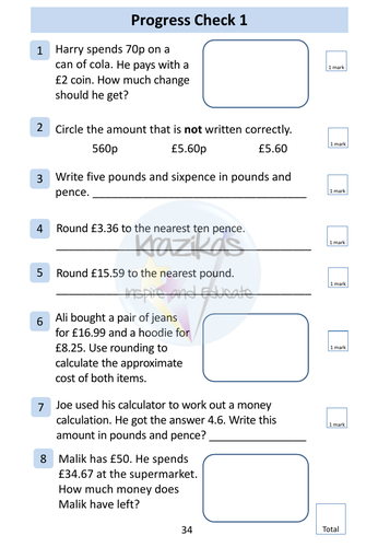 Money Workbook - Functional Skills Maths - Entry Level 3 | Teaching ...